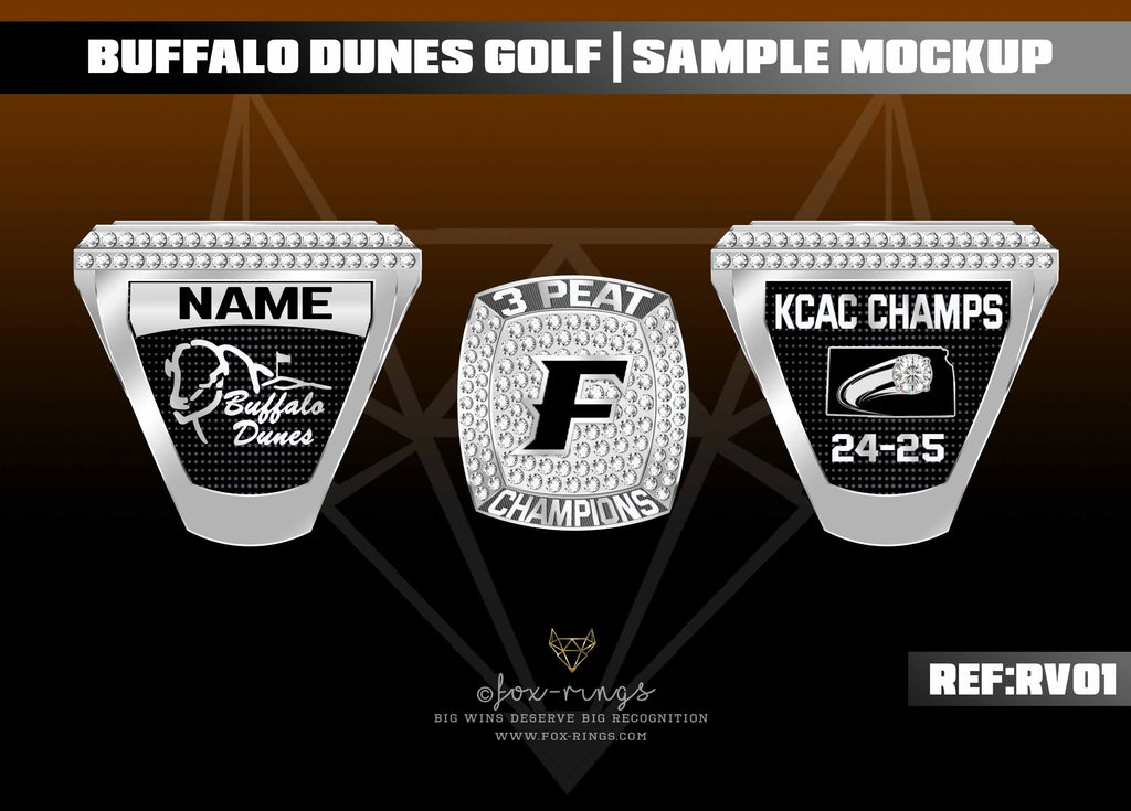Buffalo Dunes Golf - 3PEAT KCAC Championship Rings – Fox-Rings