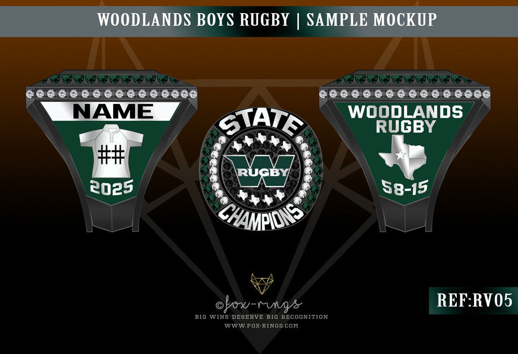Woodlands Rugby - 2025 Championship Ring – Fox-Rings