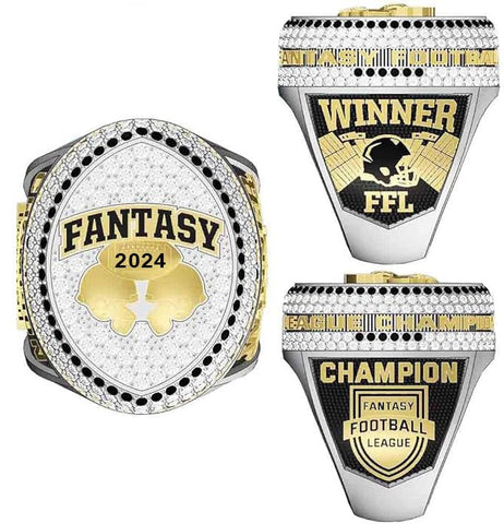 Fantasy Football League (2024) - CUSTOM NAME Championship Ring (Footba ...