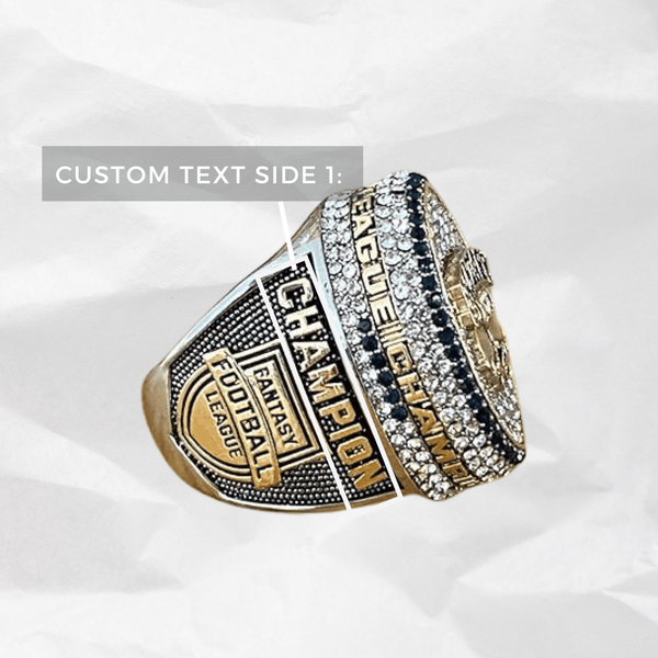 Fantasy Football League (2024) - CUSTOM NAME Championship Ring (Footba ...
