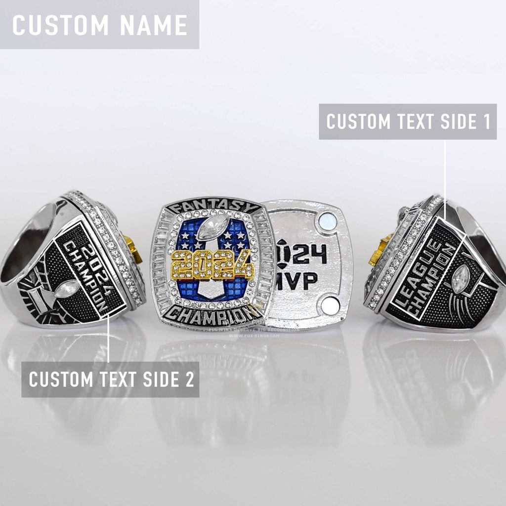 Flagship 2024 Fantasy League Champion CUSTOM NAME (2 Custom Sides) - F ...